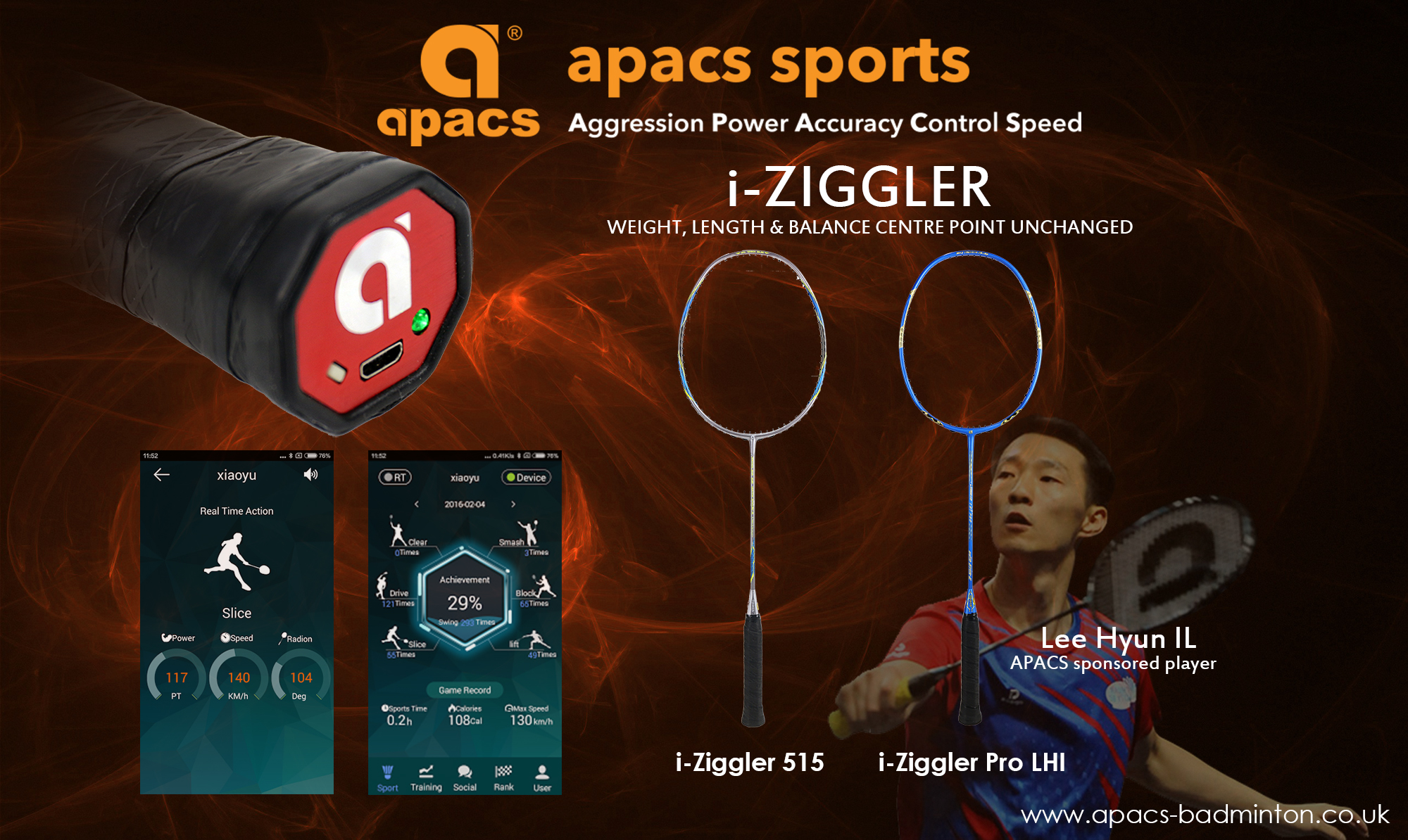 SMART SENSOR RACKETS - Apacs Badminton